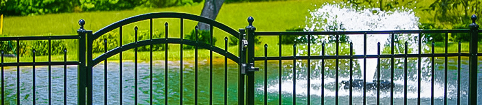 EO4101 - 4' High 3-Rail Picket Fence with Pressed Points | Fort Mill ...